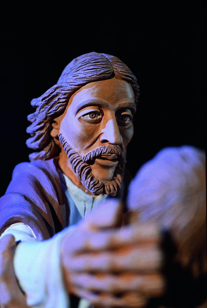 Jesus heilt den Taubstummen – Detail | Kloster Heiligenbronn